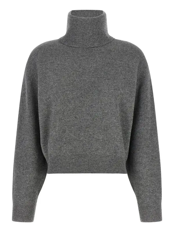 Brunello Cucinelli Ribbed Sweater - Gray