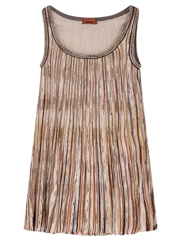 Missoni Short Viscose Blend Dress - Multicolor
