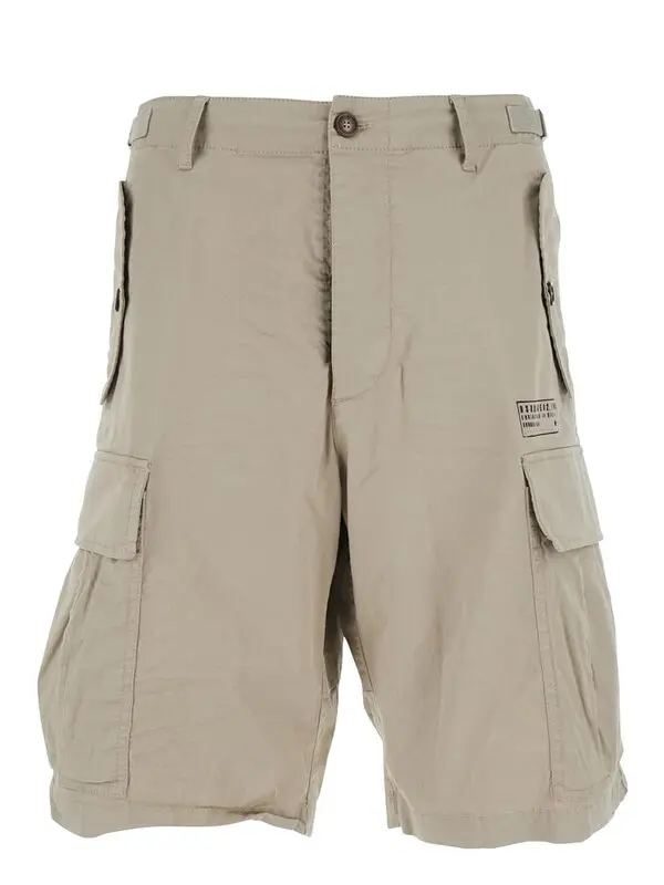 Dsquared2 Stretch Cotton Bermuda Shorts - Multicolor