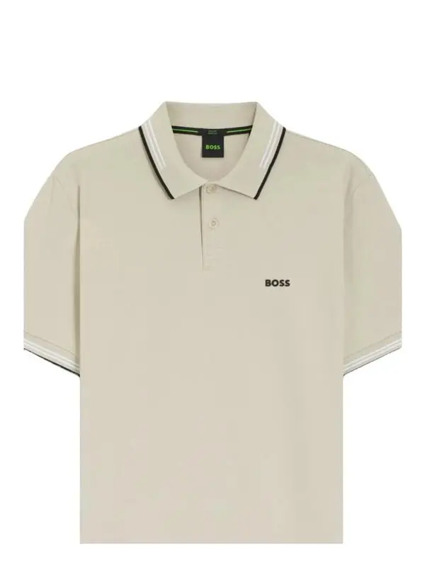 BOSS Neutrals Polo Shirts - Cream