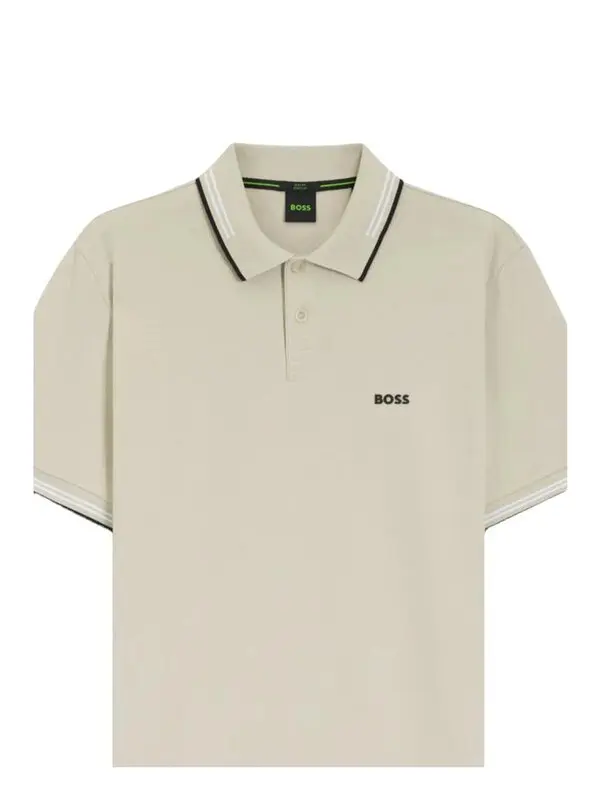 BOSS Neutrals Polo Shirts - Cream