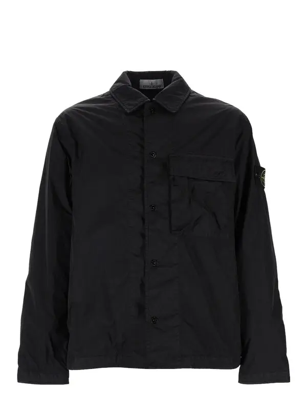 Stone Island Padded Overshirt - Black