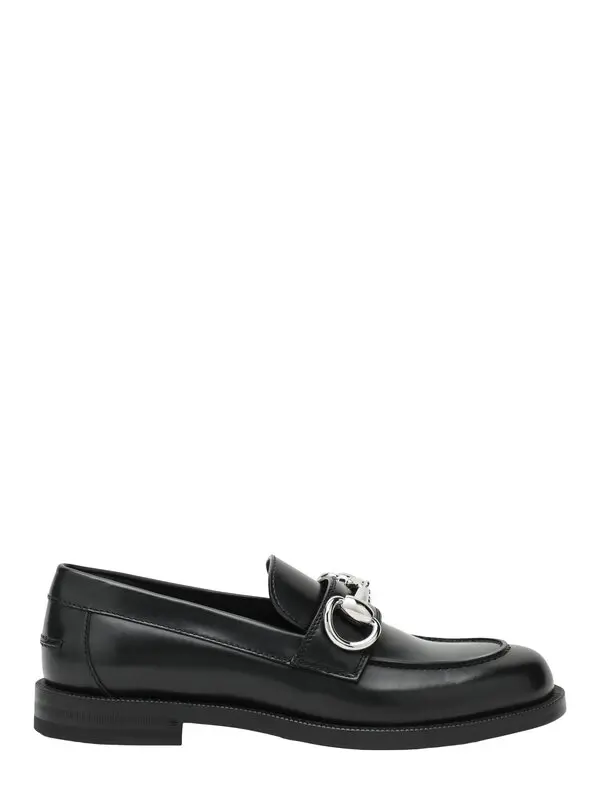 Gucci Boulevard Leather Loafers - Black