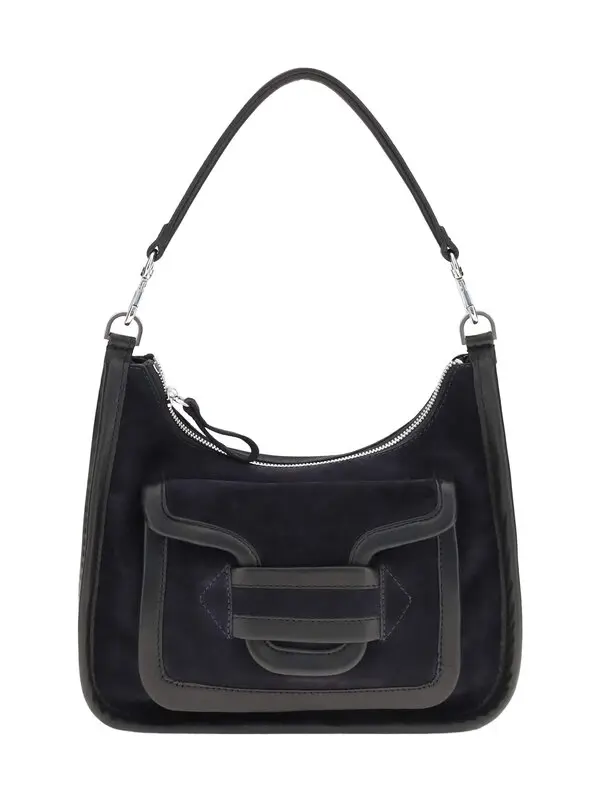 Pierre Hardy Alpha Day Miss Leather Shoulder Bag - Black