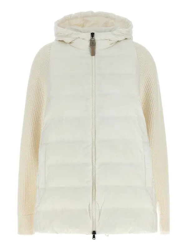 Brunello Cucinelli Down Jacket - White