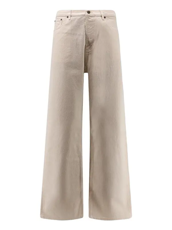 Valentino Garavani Five Pockets Cotton Trousers - Cream