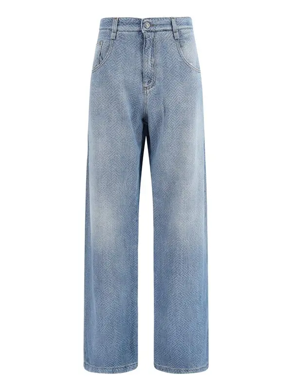 ERMANO SCERVINO Ermanno Scervino Cotton Baggy Jeans - Blue