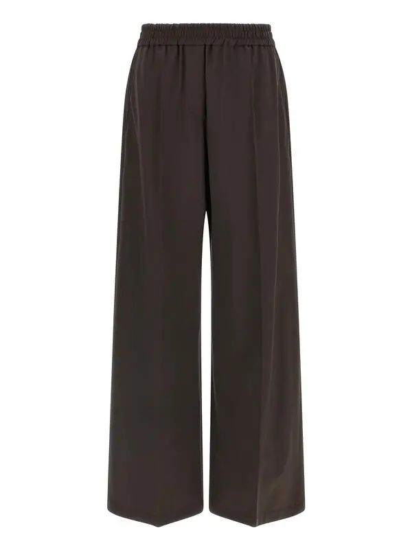 Brunello Cucinelli Cool Wool Pants - Brown