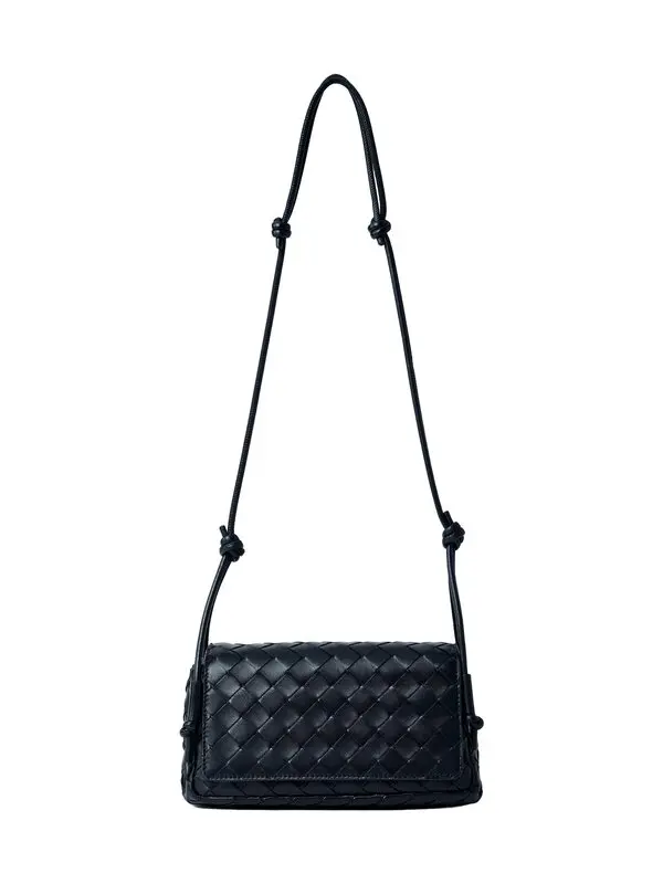 Bottega Veneta Notturno Crossbody Bag - Black