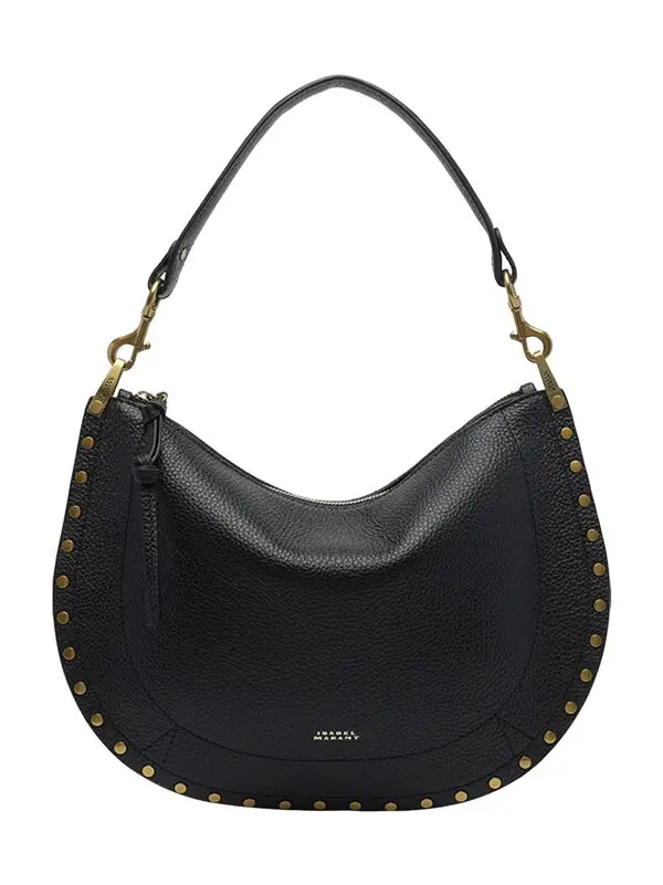 Isabel Marant Étoile Oskan Soft Zip Shoulder Bag - Black