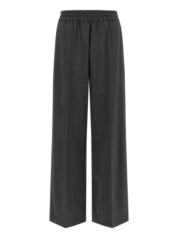 Brunello Cucinelli Cool Wool Trousers - Gray