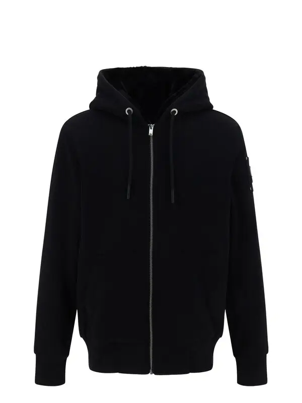 Moose Knuckles Bunny Hooded Sweatshirt - Black