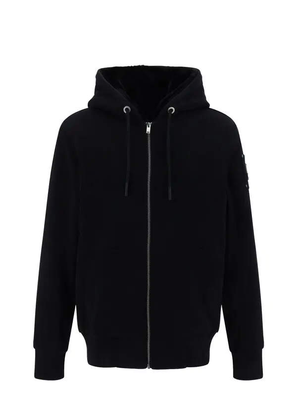 Moose Knuckles Bunny Hooded Sweatshirt - Black