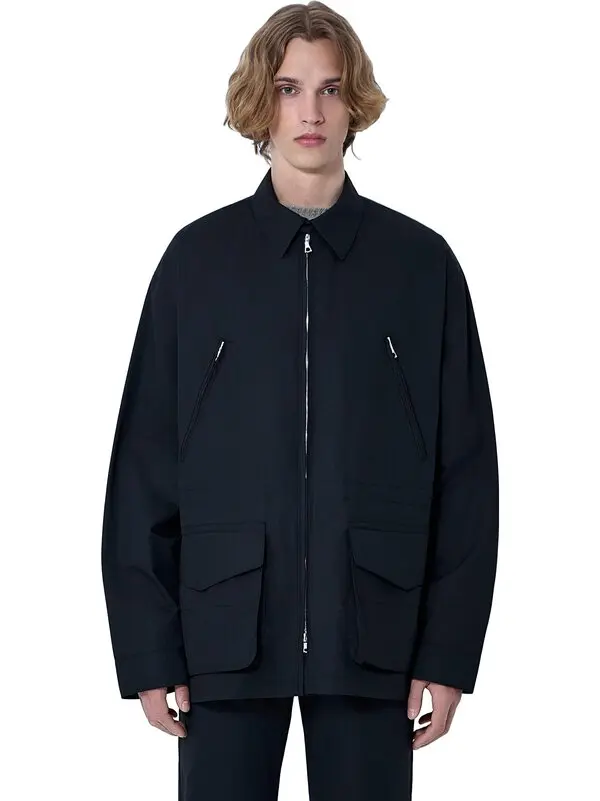 RIER Zip-up Jacket - Black