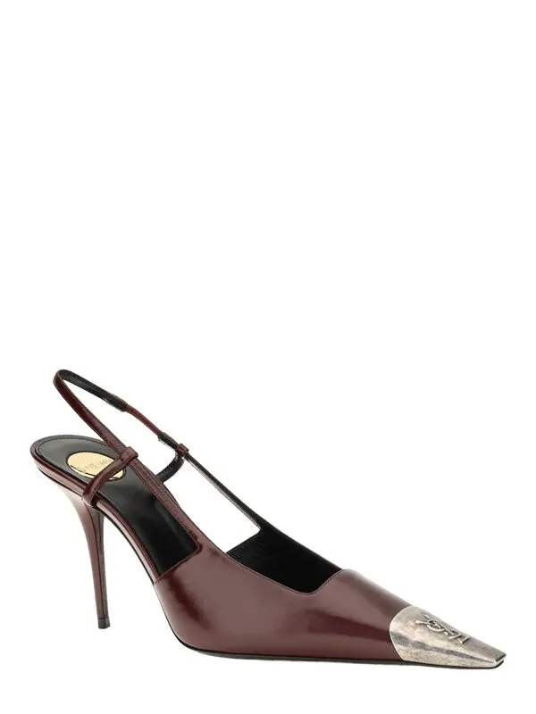 Saint Laurent Jeanne Smooth Leather Pumps - Multicolor