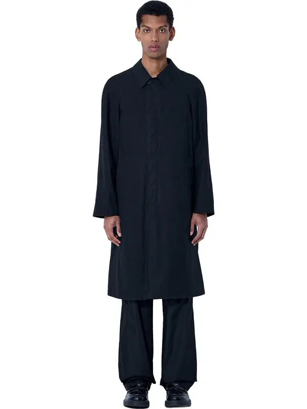 Prada Classic Single-breasted Coat - Black