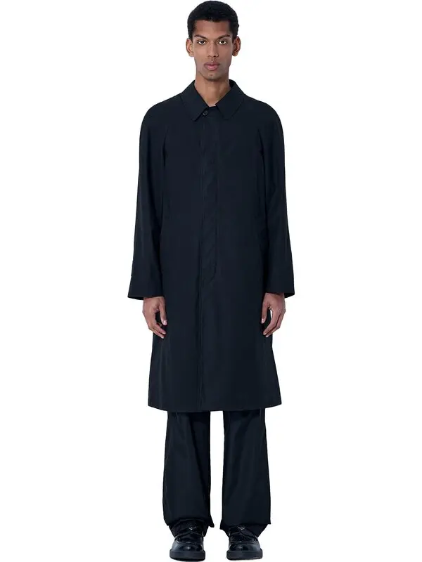 Prada Classic Single-breasted Coat - Black