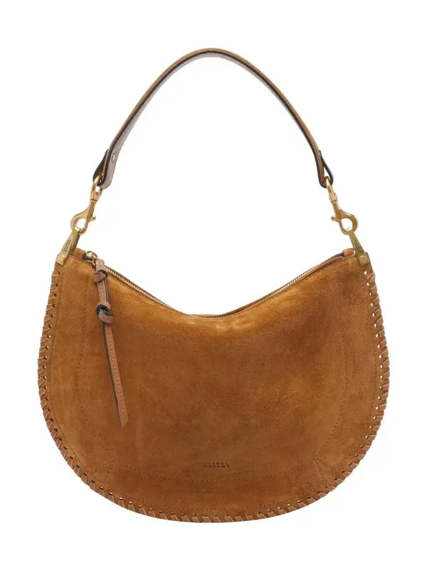 Isabel Marant Étoile Oskan Moon Soft Zip Shoulder Bag - Brown