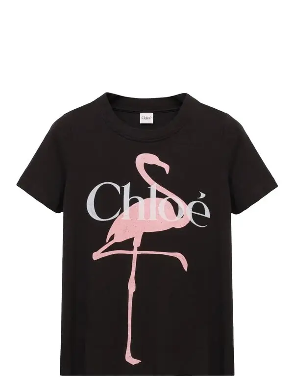 Chloé Logo T-shirt - Black