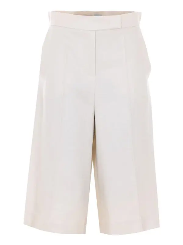 Max Mara Wide Linen Trousers - Cream