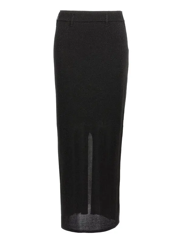 Missoni Lamé Vanity Long Skirt - Black
