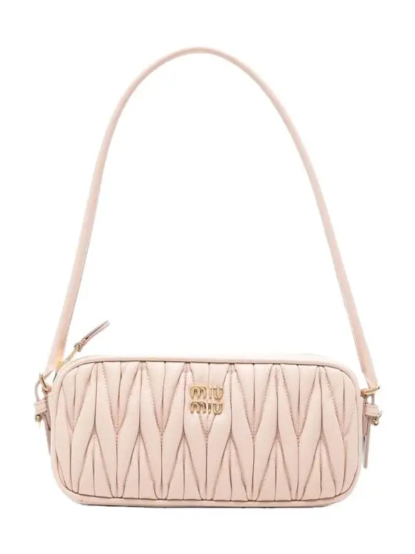 Miu Miu Leather Shoulder Bag - Pink