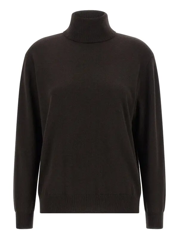Brunello Cucinelli Monile Cashmere Sweater - Brown