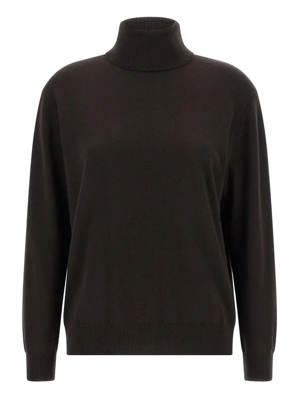 Brunello Cucinelli Monile Cashmere Sweater - Brown