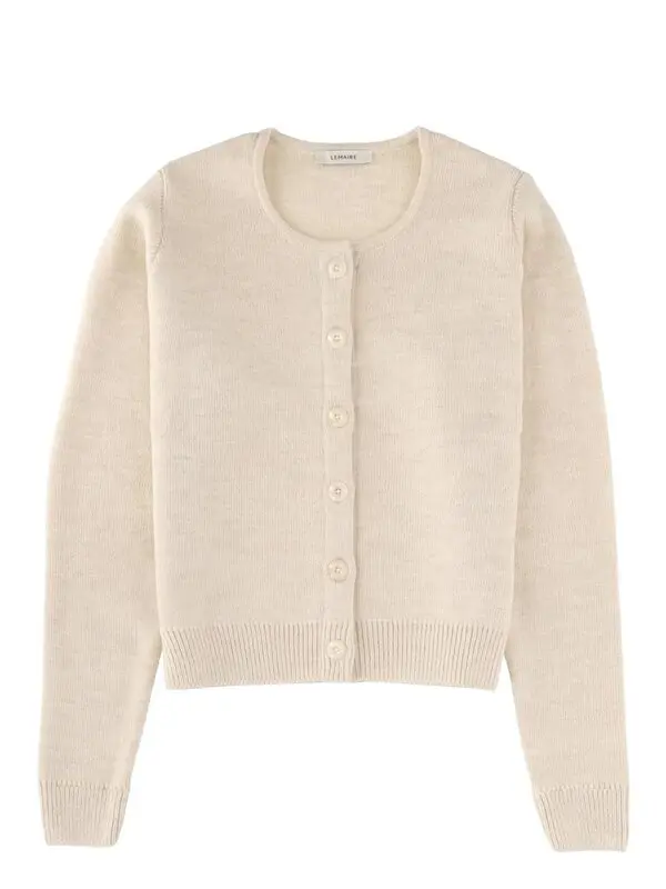 LEMAIRE Wool Blend Cardigan - White
