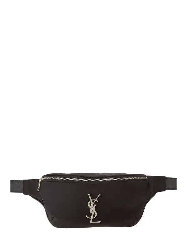 Saint Laurent Cassandre Belt Bag - Black