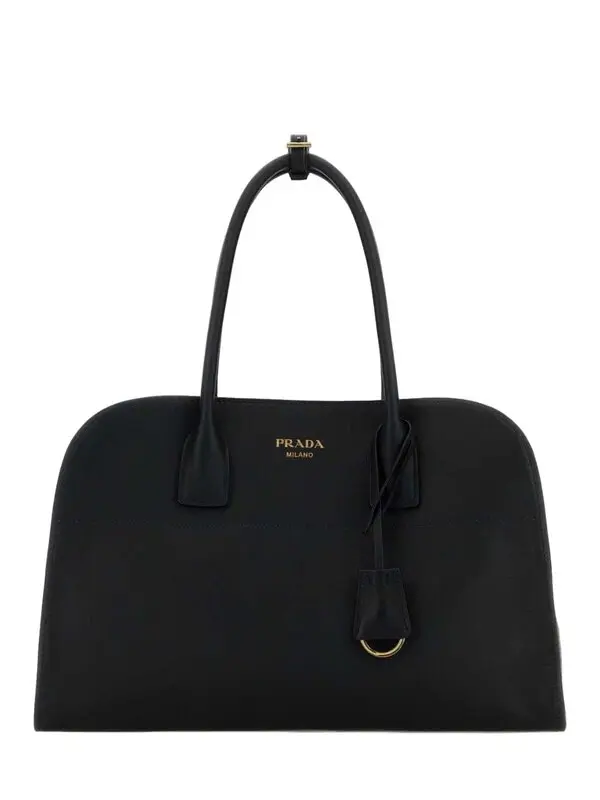 Prada Leather Shoulder Bag - Black