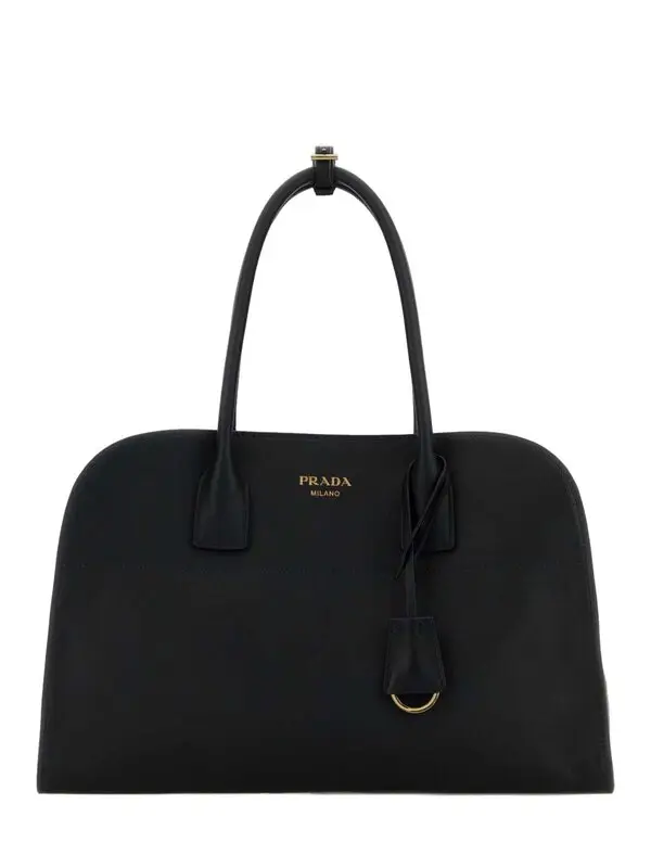 Prada Leather Shoulder Bag - Black