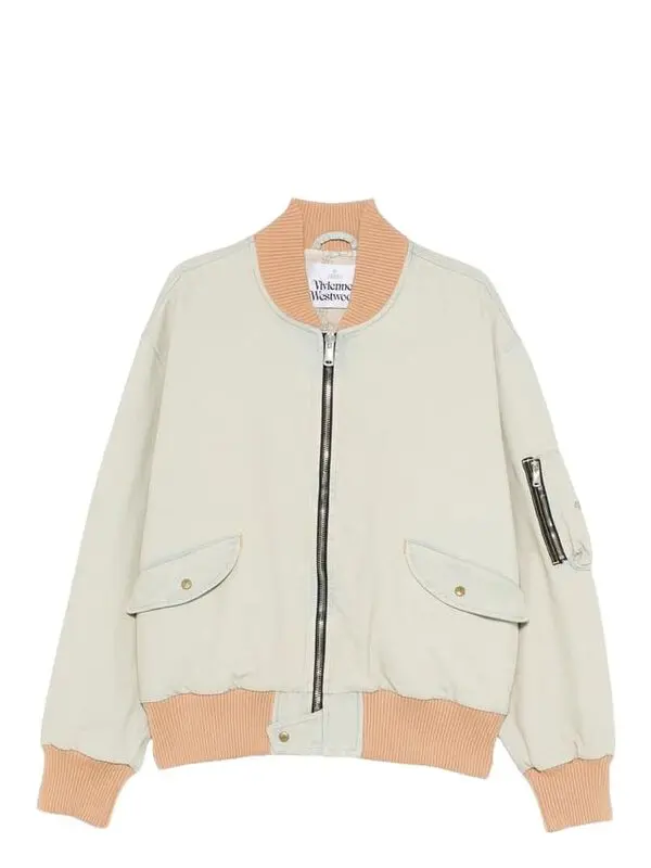 VIVIENNE WESTWOOD Denim Bomber Jacket - Blue