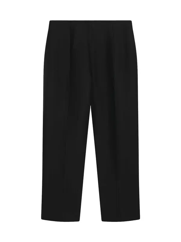 TOTEME Wool And Silk Trousers - Black