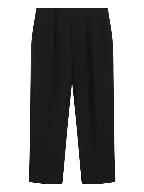 TOTEME Wool And Silk Trousers - Black