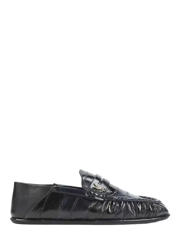 Saint Laurent Leather Loafers - Blue