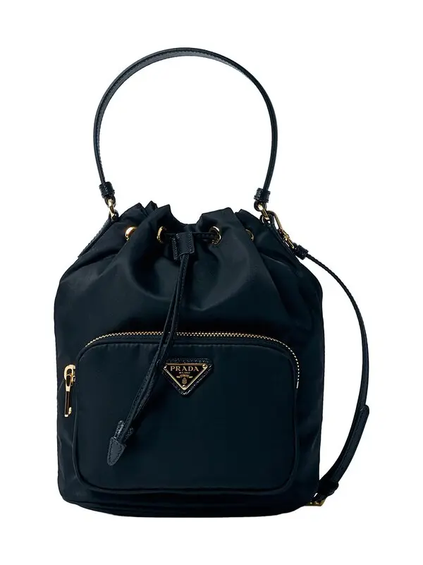 Prada Re-nylon Bucket Bag - Black