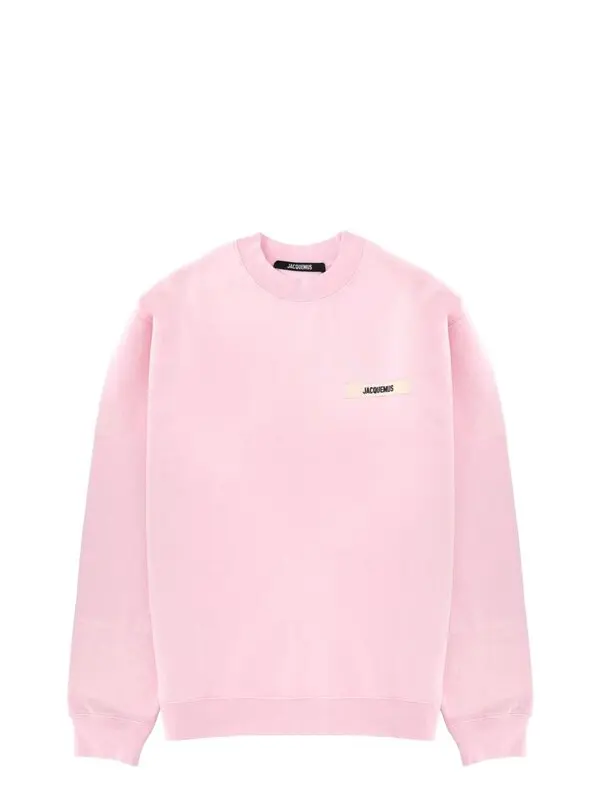 Jacquemus Grosgrain Logo Sweatshirt - Pink