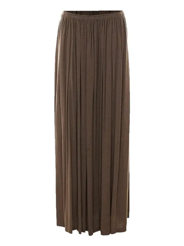 Max Mara Livrea Long Skirt - Brown