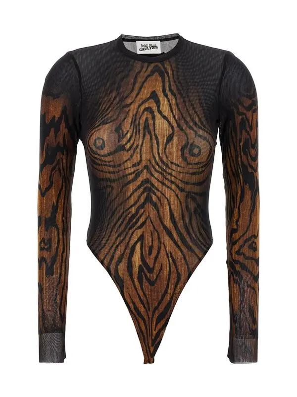 JEAN PAUL GAULTIER The Wood' Bodysuit - Multicolor
