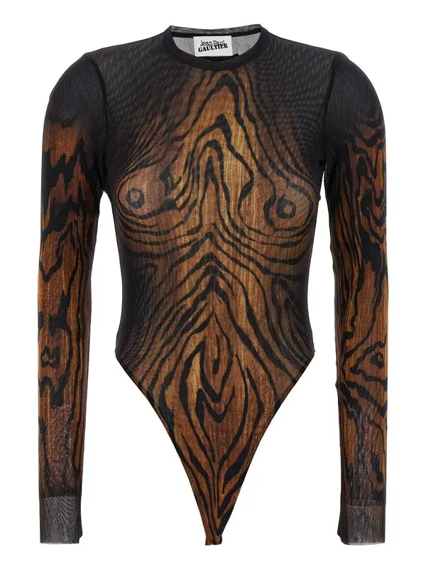JEAN PAUL GAULTIER The Wood Bodysuit - Multicolor