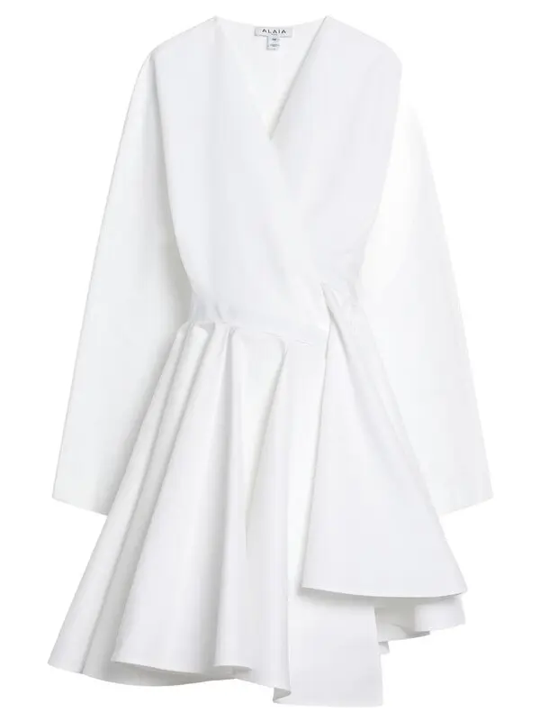 Alaïa Cotton Dress - White