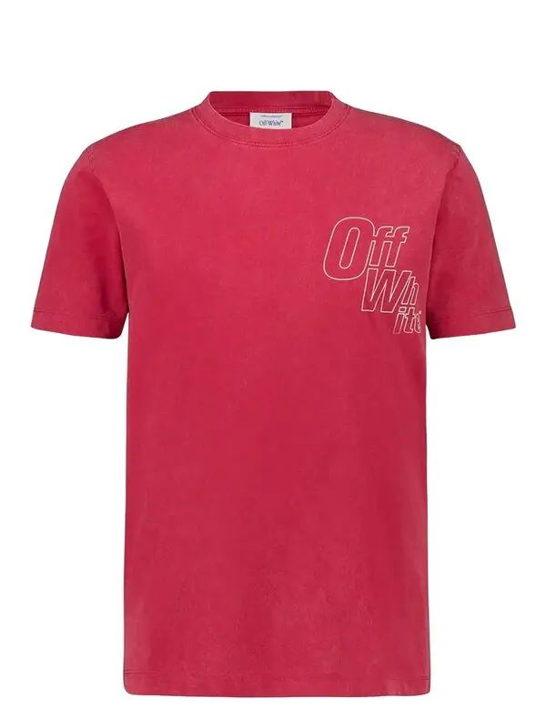 Off-White Cotton T-shirt - Multicolor