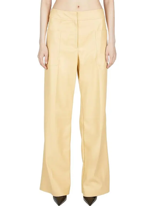 Stella McCartney Altermat Wide Leg Pants - Yellow