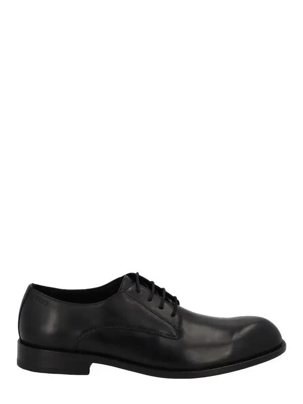 BOSS Leather Derby Shoes - Black