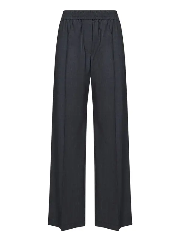 Brunello Cucinelli Wool Trousers - Multicolor