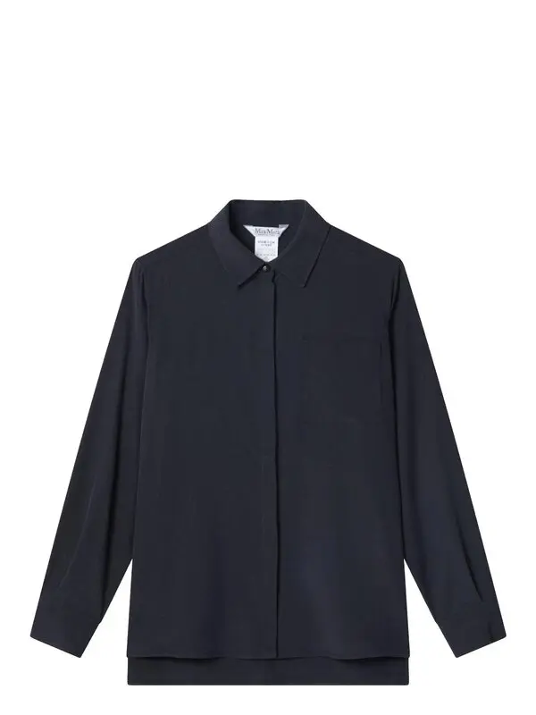 Max Mara Silk Shirt - Blue
