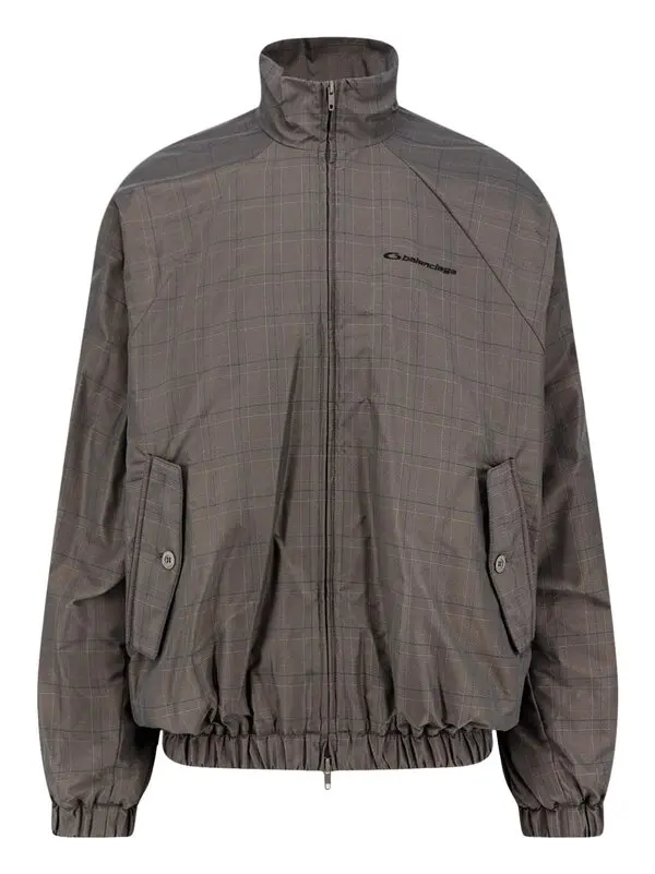 Balenciaga Madras Nylon Jacket - Multicolor