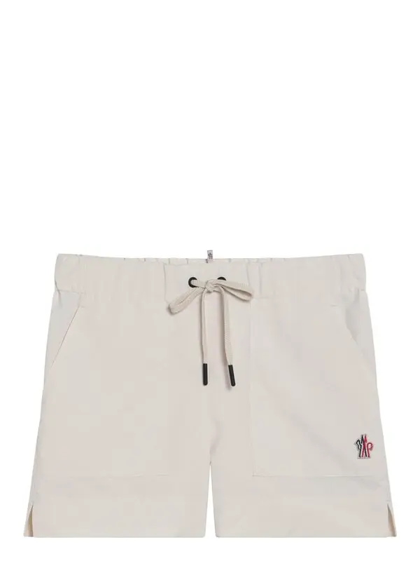 Moncler Technical Froisse Shorts - Cream