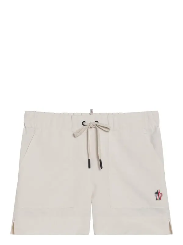 Moncler Technical Froisse Shorts - Cream